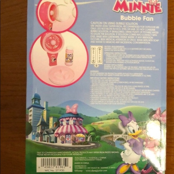 Disney | Other | Disney Junior Mini Bubble Fan | Poshmark